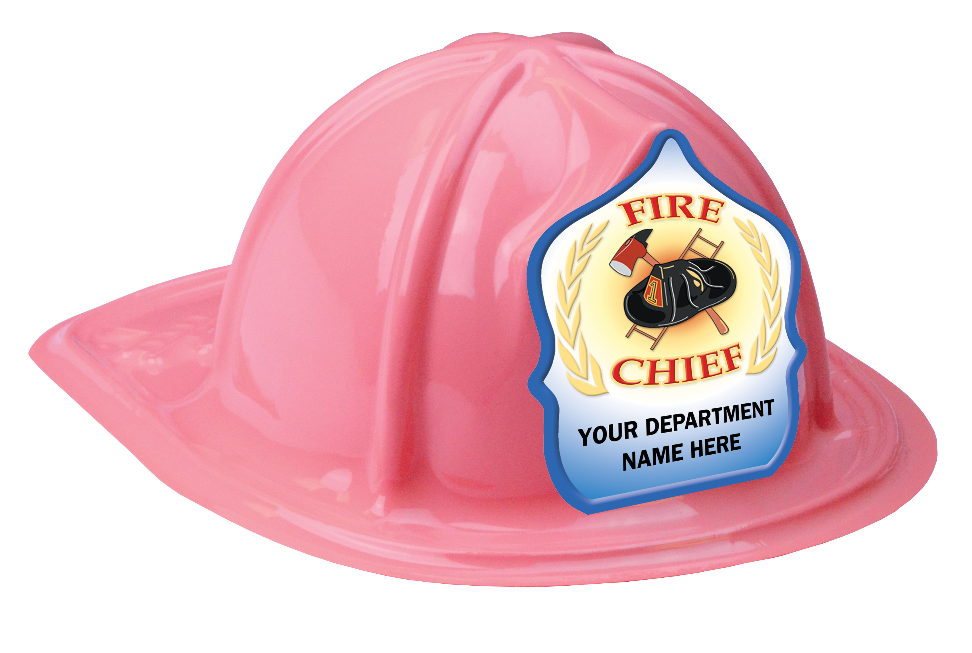 Custom "Fire Chief Wheat" Fire Hat | Fire Safety For Life
