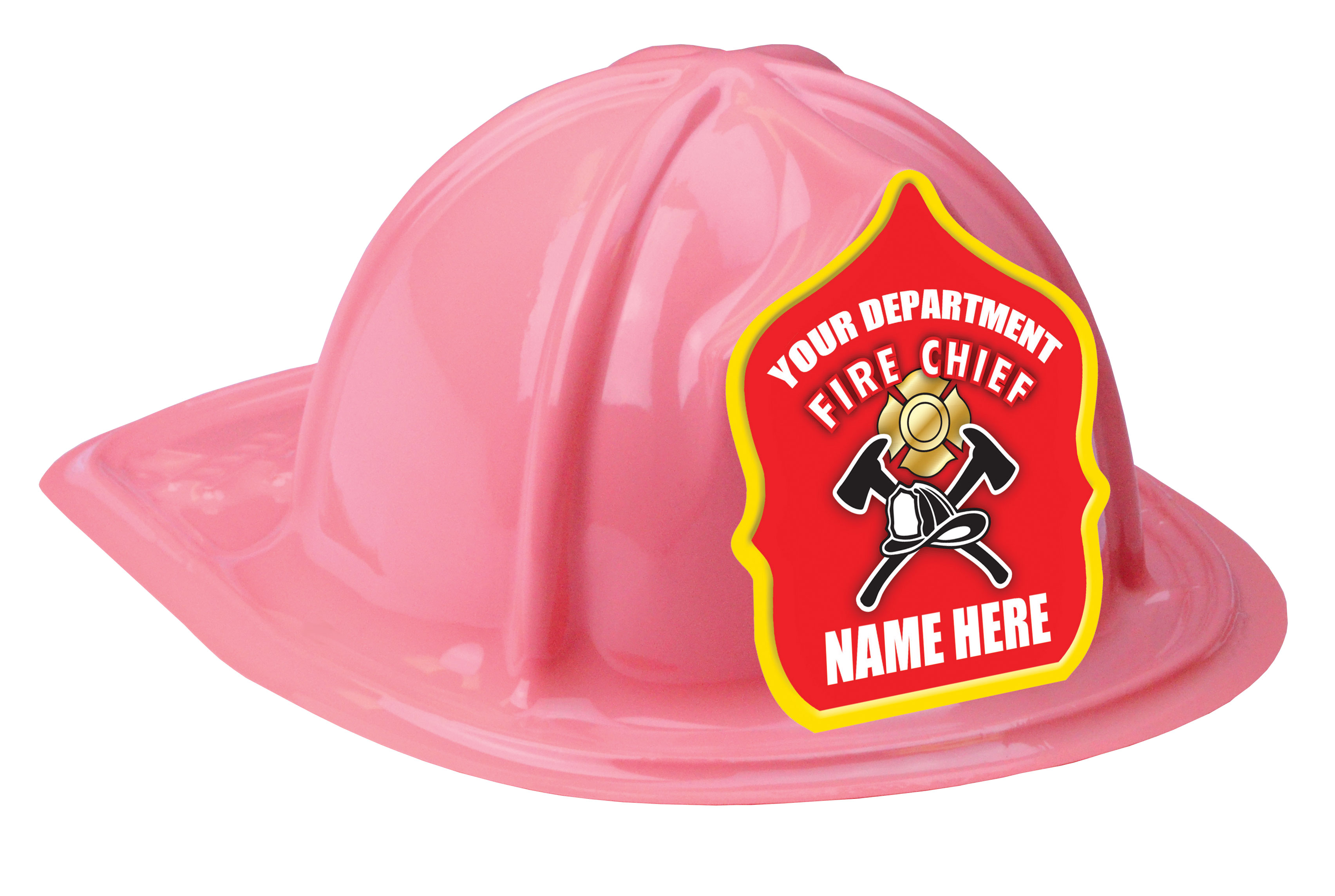 Custom "Fire Chief Red" Fire Hat | Fire Safety For Life