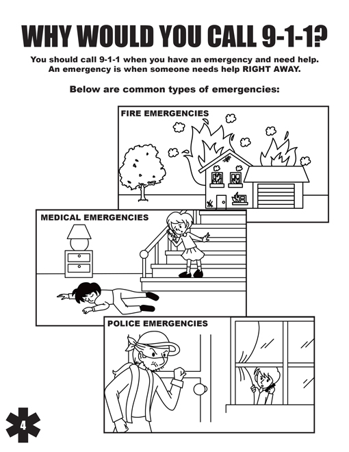 "Emergency? I'm 911 Ready!" Coloring & Activity Book