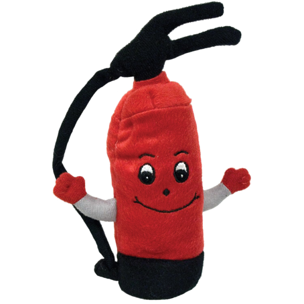 Fire Extinguisher Plush Toy: Fun Fire Safety Giveaways