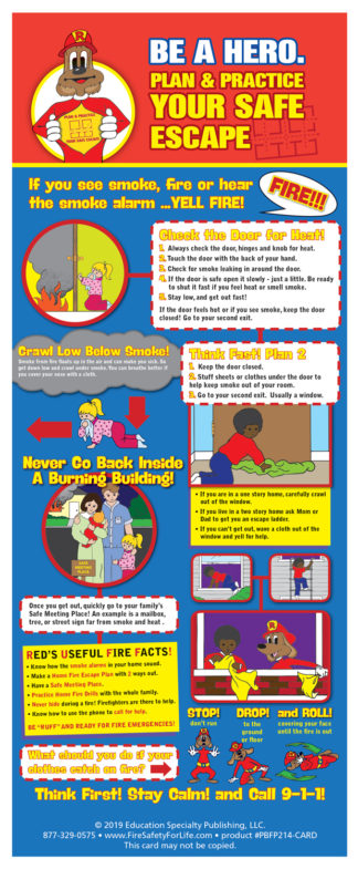 Safety Information Cards | Fire Safety For Life