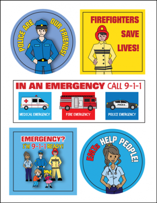 First Responders Sticker Sheet For Kids | First Responders | Fire ...
